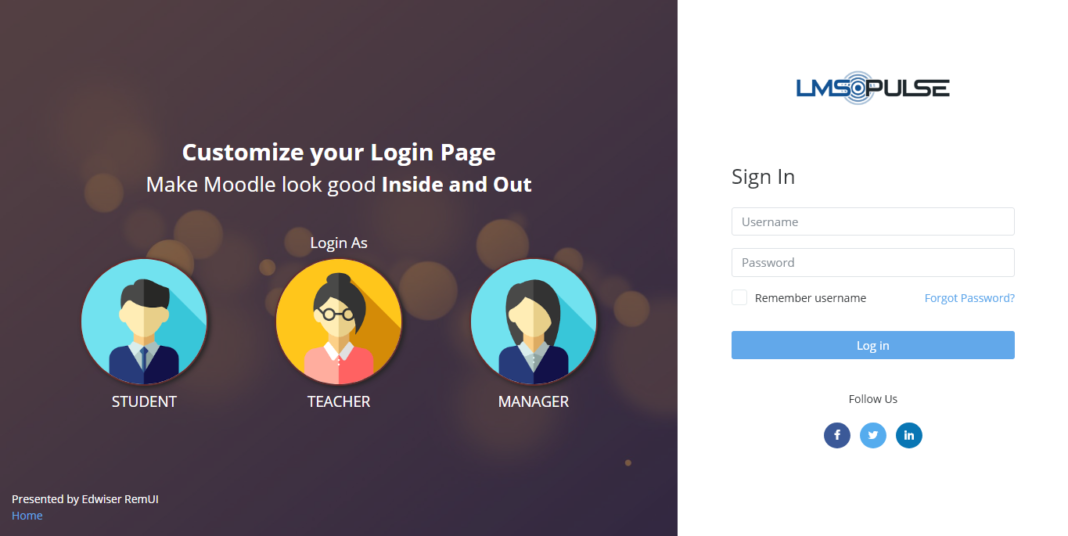 How To Customize Your Moodle™ Login Page › ELearn Magazine @elearnmag ...