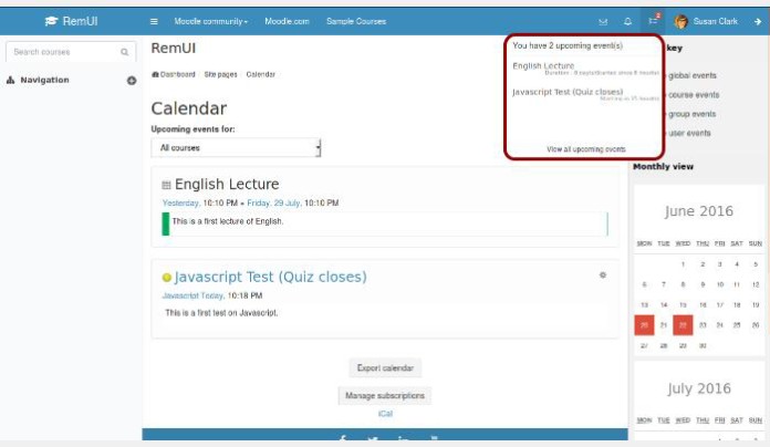 Demo RemUI, Another Responsive Theme For Moodle By Edwiser › ELearn ...
